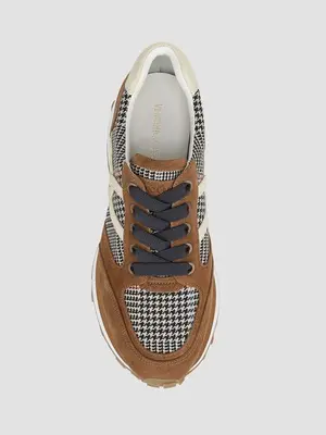 Veronica Beard Valentina Printed Suede Sneakers