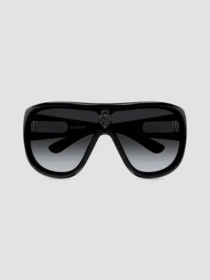 Gucci Logo Shield Sunglasses
