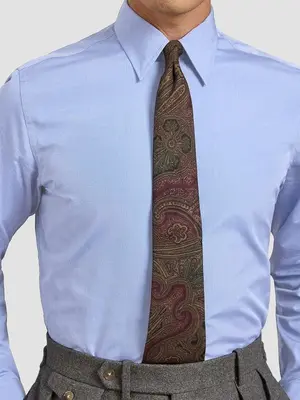 Ralph Lauren Purple Label End-on-end Cotton Shirt