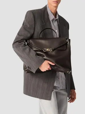 Bottega Veneta Large Ciao Ciao Leather Top Handle Bag