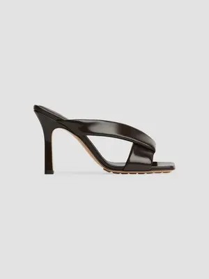Bottega Veneta 90mm Interwoven Leather Mules