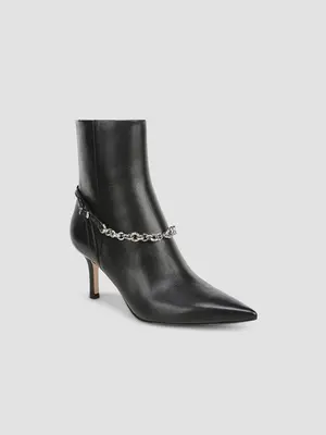 FAVORITE DAUGHTER Tate Leather Zip Short Booties
