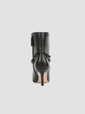 FAVORITE DAUGHTER Tate Leather Zip Short Booties