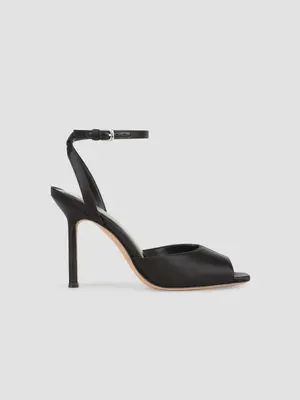 FAVORITE DAUGHTER Yasmine 95mm Slingback Sandals - Black