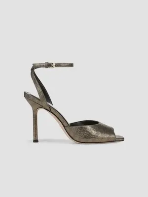 FAVORITE DAUGHTER Yasmine 95mm Leather Slingback Sandals