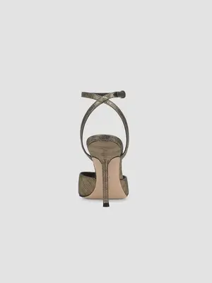 FAVORITE DAUGHTER Yasmine 95mm Leather Slingback Sandals