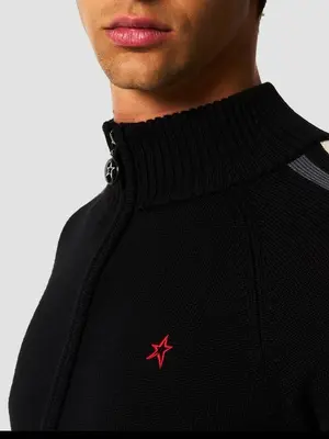 Perfect Moment La Tour Quarter-zip Sweater - Black