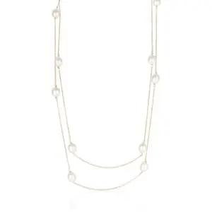 Tiffany & Co. Yellow Gold Pearl Elsa Peretti Pearl The Yard Necklace - Yellow_gold