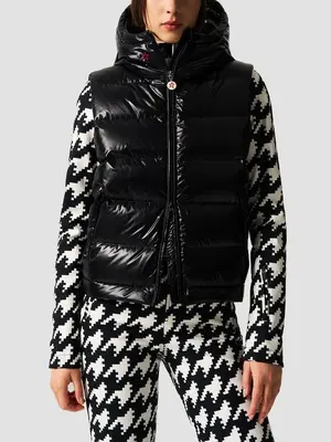 Perfect Moment Polar Flare Hooded Down Vest