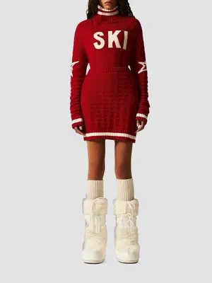 Perfect Moment Glacier Wool Turtleneck Sweater
