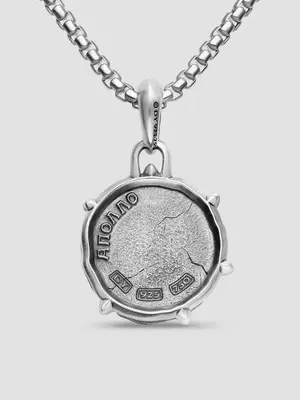 David Yurman Apollo Amulet In Sterling With 18k Yellow Gold, 26.4mm