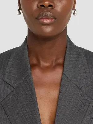 Bottega Veneta Sterling Double-sided Drop Earrings