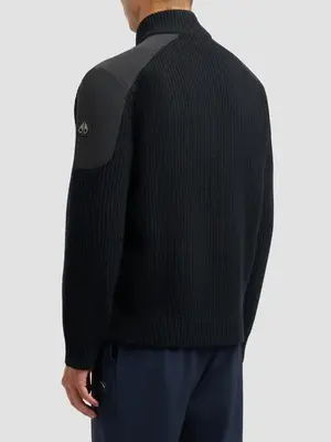 Moose Knuckles Memory Magnus Mixed-media Wool Regular-fit Jacket