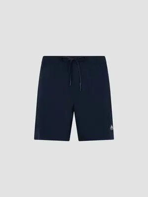 Moose Knuckles Logo Drawstring Swim Shorts - Navy