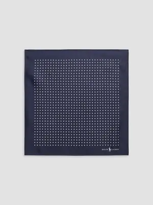 Polo Ralph Lauren Polka Dot Silk Pocket Square