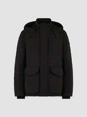 Moose Knuckles Active Flex Greystone Puffer Jacket Black