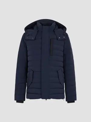 Moose Knuckles Active Flex Greystone Puffer Jacket - Navy