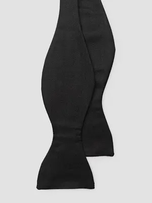 Polo Ralph Lauren Silk Satin Bow Tie - Black