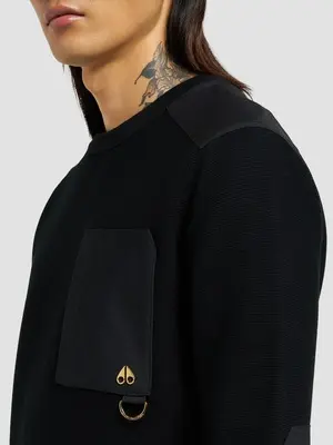 Moose Knuckles Elowan Accented Sweater