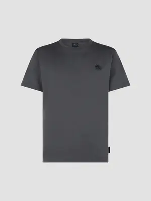 Moose Knuckles Crescent Cotton T-shirt - Cement