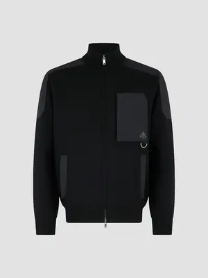 Moose Knuckles Knitwear Elowan Slim-fit Cardigan - Black