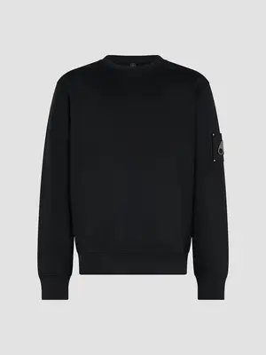Moose Knuckles Icon Sportswear Hartsfield Cotton Sweatshirt - Black