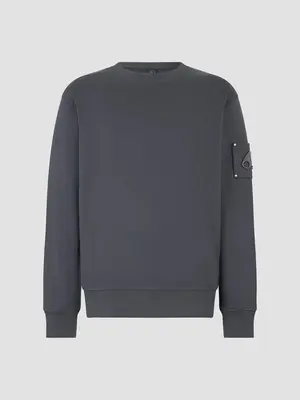 Moose Knuckles Icon Sportswear Hartsfield Cotton Sweatshirt - Cement