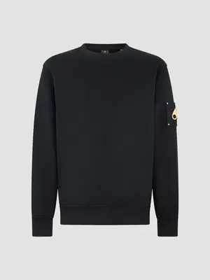 Moose Knuckles Interlock Sportswear Snyder Cotton Regular-fit Sweatshirt - Black