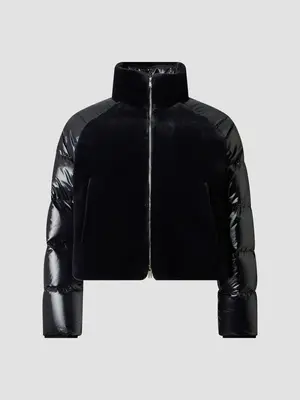 Moose Knuckles Queens Hybrid Bunny Down Jacket - Black