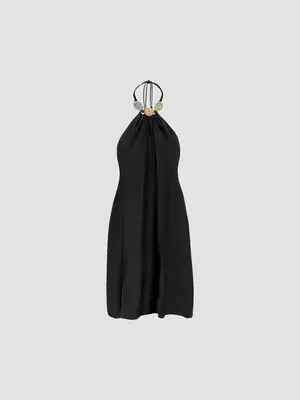 VIX PAULA HERMANNY Aiden Medallion Neck Minidress
