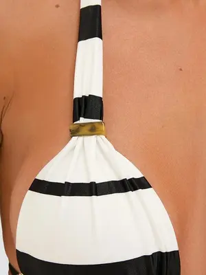 VIX PAULA HERMANNY Paradox Striped Bikini Top