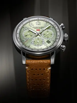 Chopard Classic Racing Stainless Steel & Leather Watch