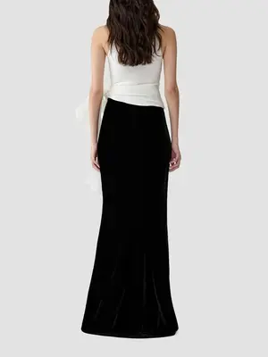 Carolina Herrera Chalet Bow Halterneck Silk Top