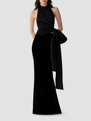 Carolina Herrera Chalet Trumpet Floor-length Skirt