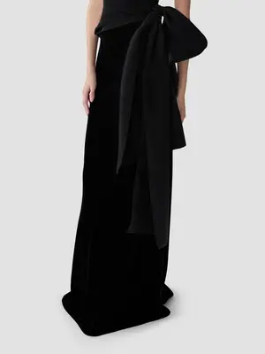 Carolina Herrera Chalet Trumpet Floor-length Skirt