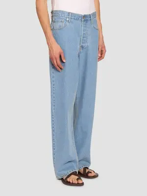 Dries Van Noten Pine Relaxed Wide-leg Jeans