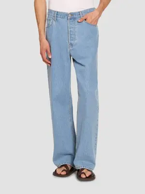 Dries Van Noten Pine Relaxed Wide-leg Jeans