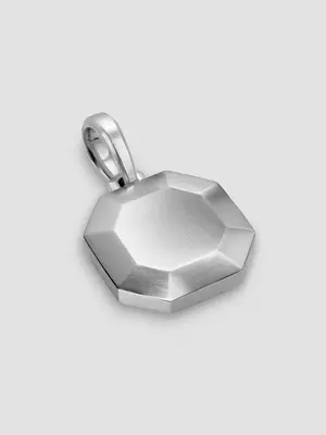 David Yurman Faceted Amulet In Sterling 16mm