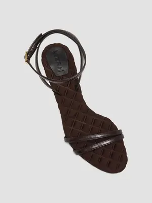 Aera Laura 75mm Vegan Leather Sandals