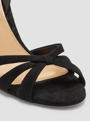 AQUAZZURA Tati 85mm Suede Slingback Sandals