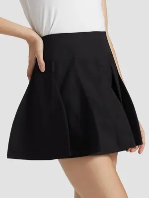ANONLYCHILD Just A Pinch Ellis Pleated Miniskirt - Black