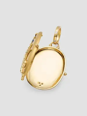 Temple St. Clair Fiori 18k & Multi-gemstone Locket