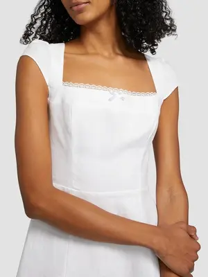 REFORMATION Loula Linen Minidress