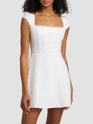 REFORMATION Loula Linen Minidress