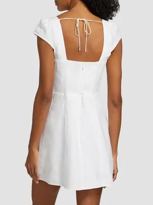 REFORMATION Loula Linen Minidress