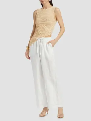 NONCHALANT LABEL Banks Asymmetric Top