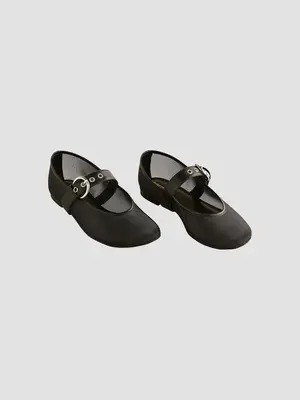 REFORMATION Bethany Mesh Ballet Flats