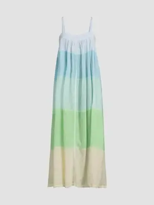 LEMLEM Eda Colorblocked Cotton Slipdress