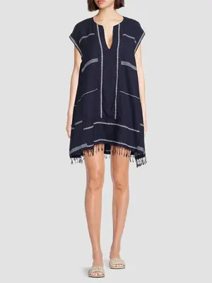 LEMLEM Elina Cotton V-neck Caftan