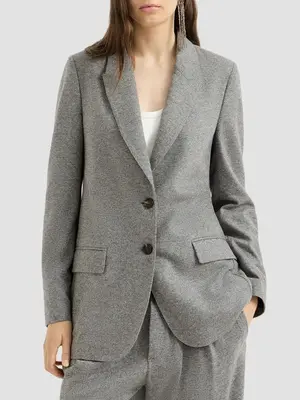 Brunello Cucinelli Cashmere Jersey Deconstructed Blazer